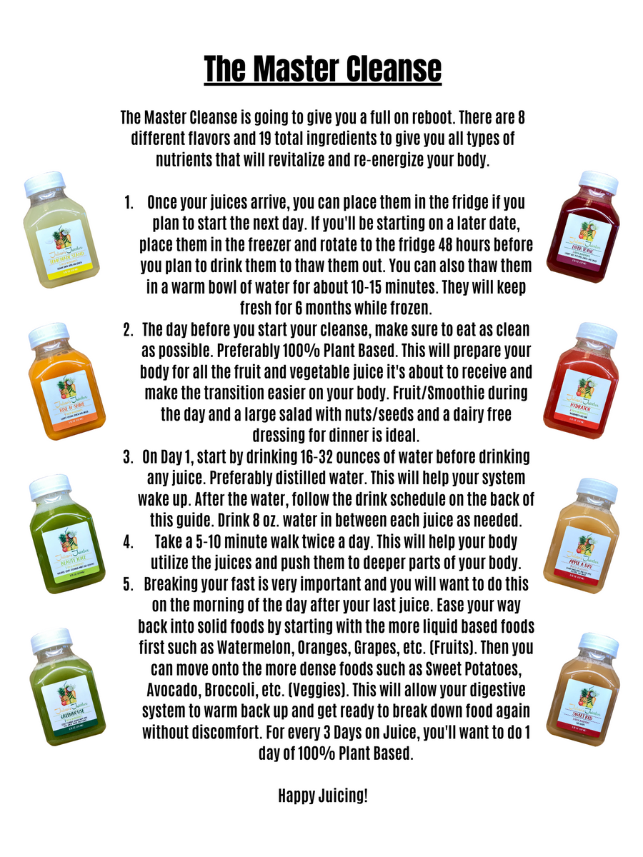 Master Cleanse – Julian's Juicebox LLC